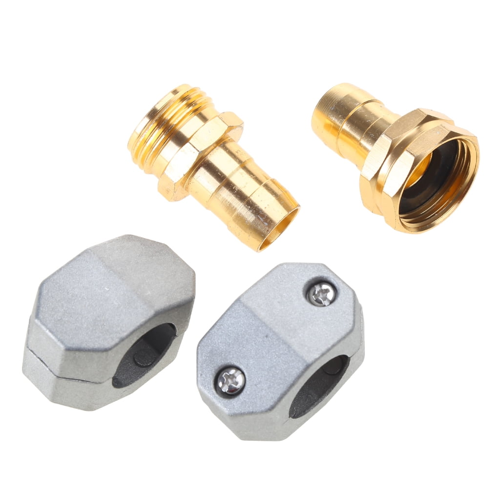 JZROCKER 3/4" 5/8" Garden Water Pipe Joint Male Female Connector ...