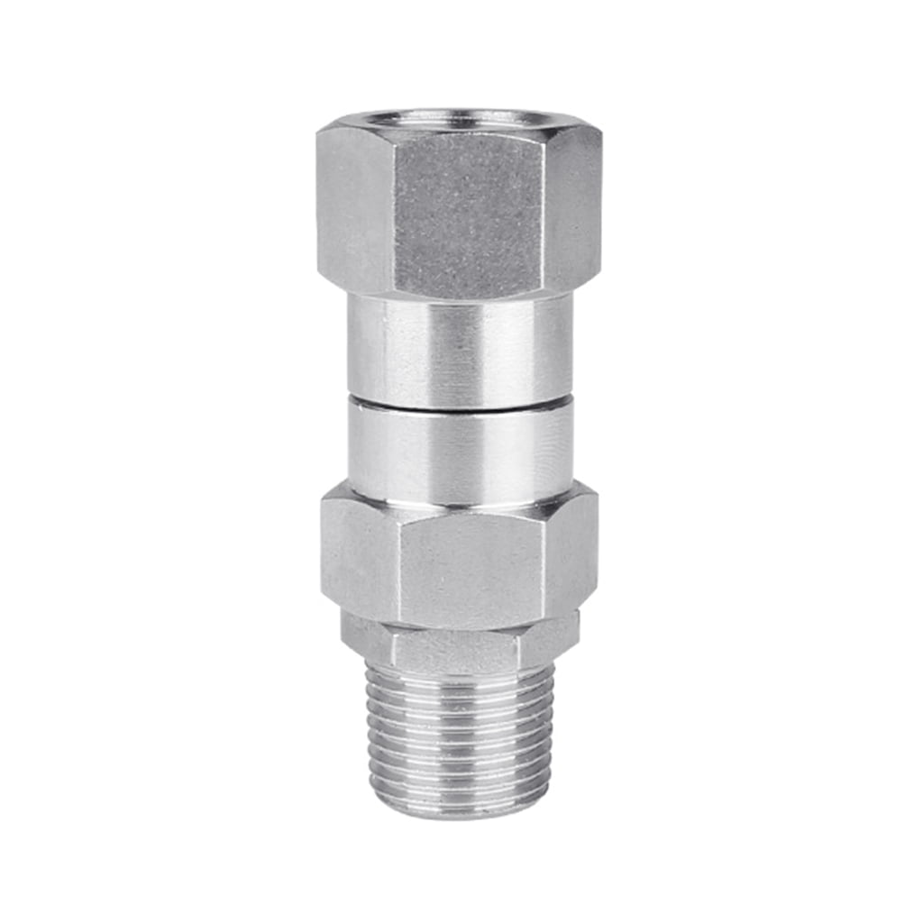 JZROCKER 3/8 Inch NPT Male Thread Fitting Joint Metal Quick Connector ...