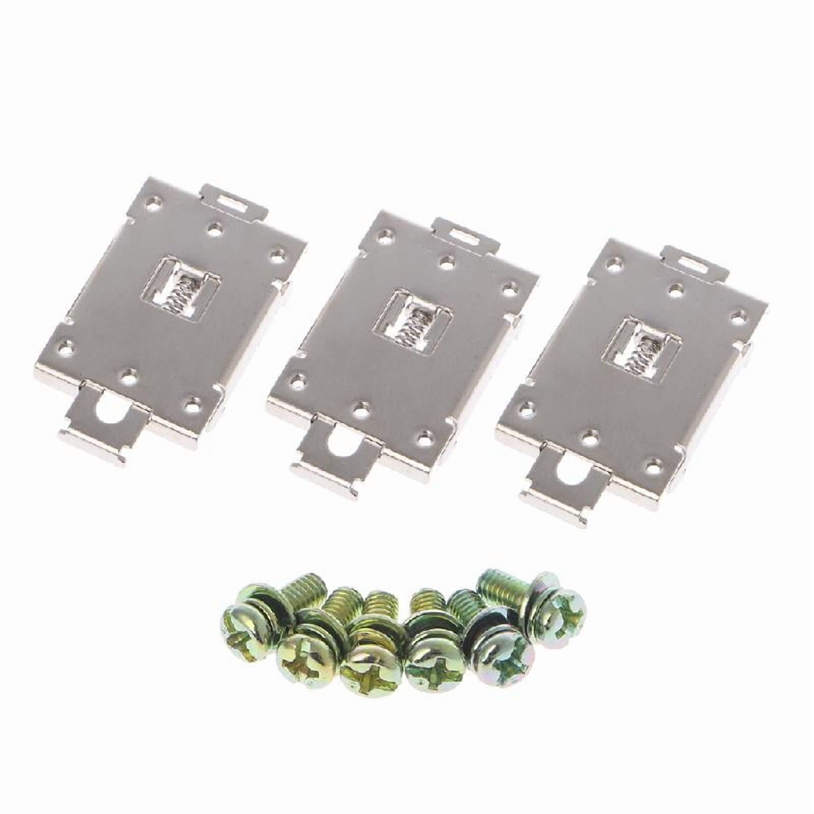 JZROCKER 3 Pcs Single Phase SSR 35mm DIN Rail Fixed Solid State Relay ...