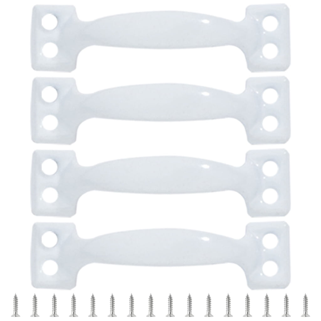JZROCKER 4 Pieces Dresser Drawer Pulls Metal Handles for Barn Door and ...