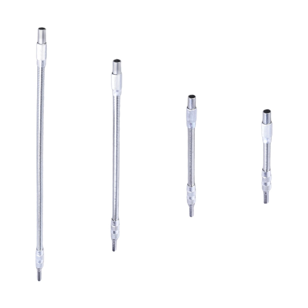 JZROCKER 4pcs Flexible Shaft Drill Extension Bendable Screwdriver Drill ...