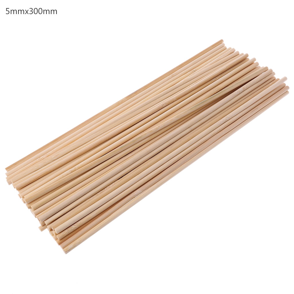 JZROCKER 50 Pieces Cane Plant Support Bamboo Sticks Garden Plant Grow ...