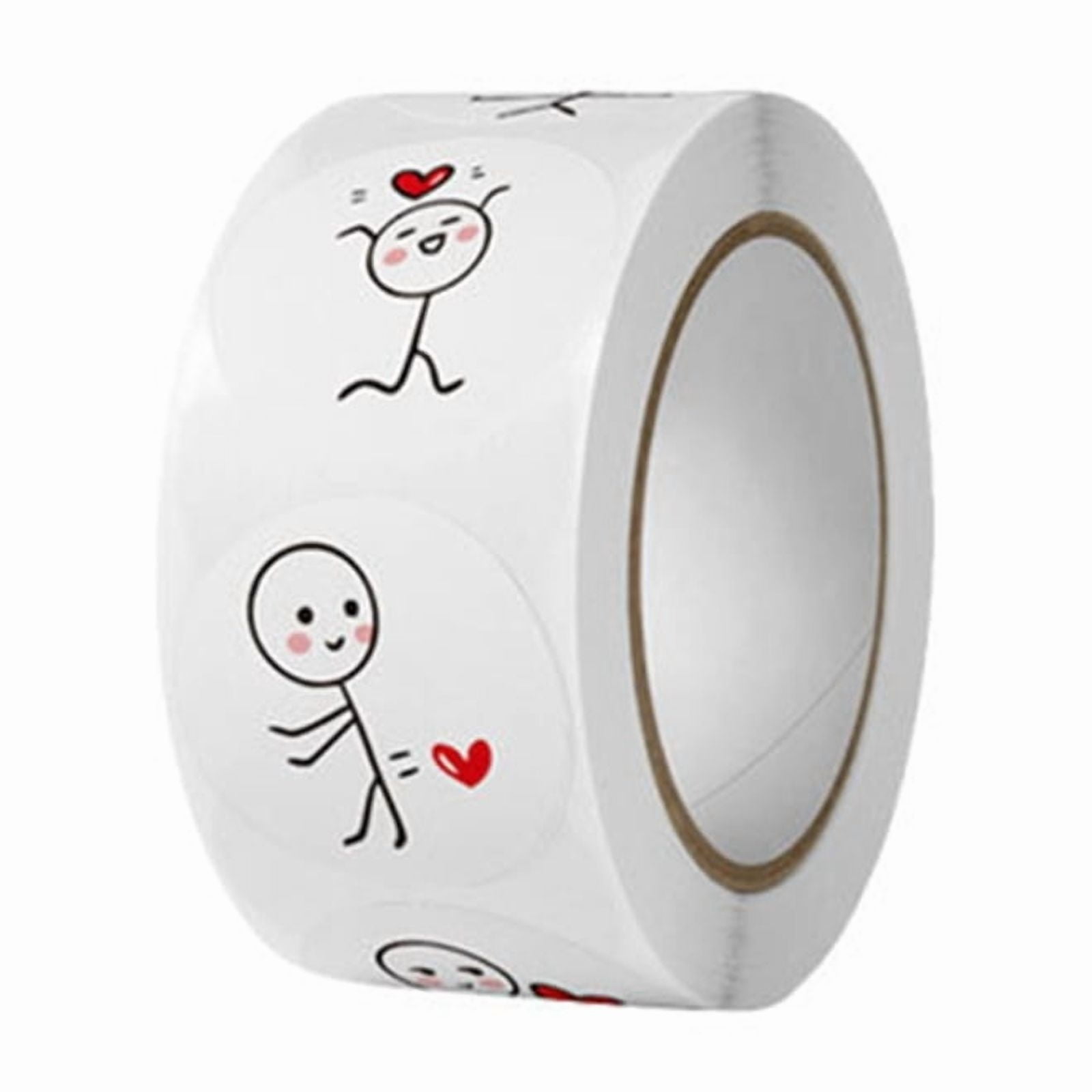 JZROCKER 500 Valentine's Day Stickers Self-Adhesive Stick Figure Love ...