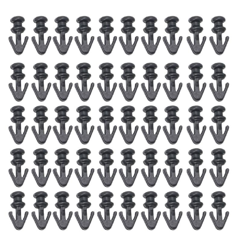 JZROCKER 50Pcs Auto Fastener Clips Lower Weatherstrip Door Seal Sill ...