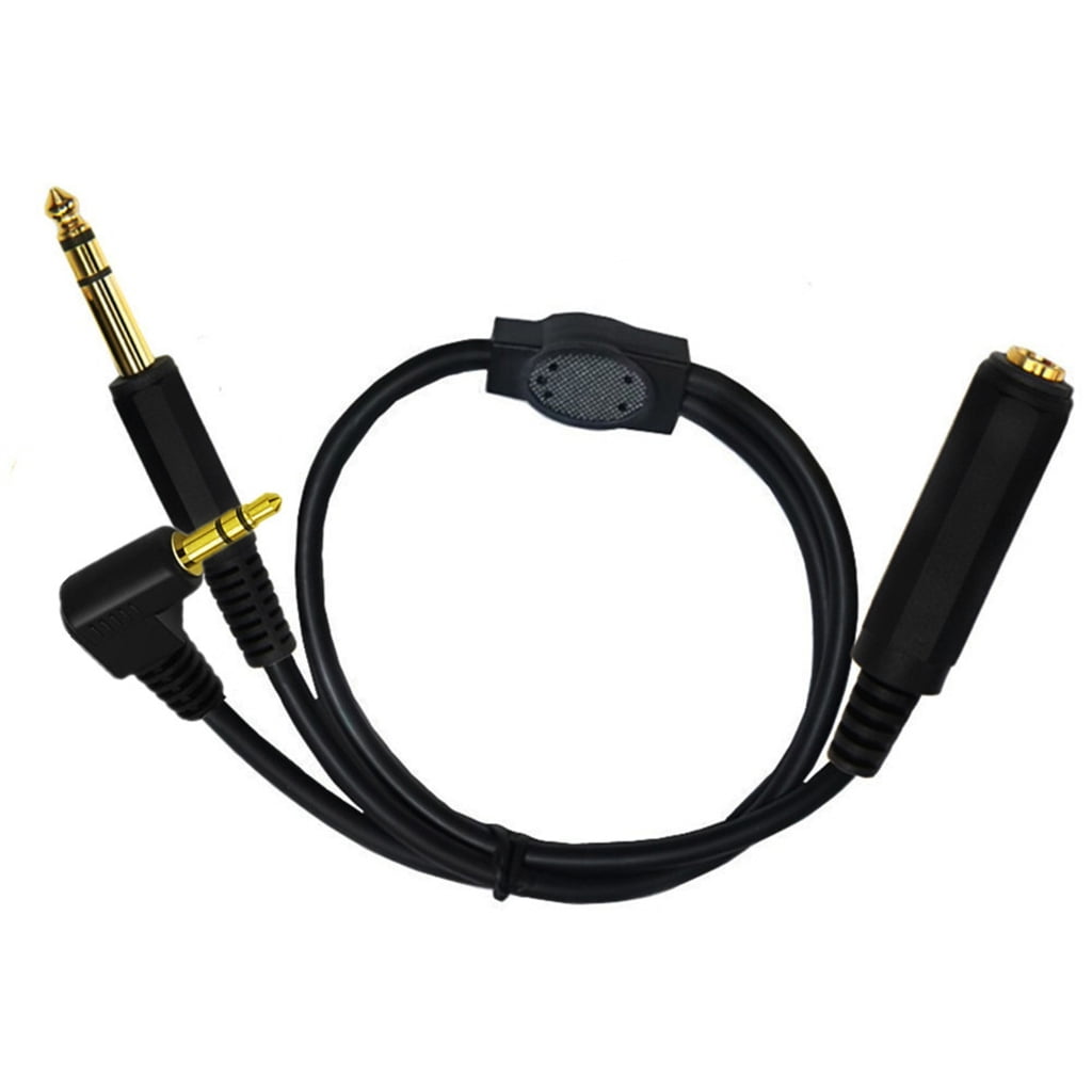 JZROCKER 6.35mm Female to 3.5mm Male Plug Right Angle Stereo Audio ...