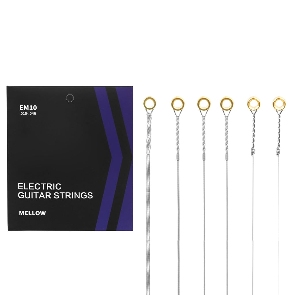 JZROCKER 6Pcs Electric Guitar Strings .010-.046 Guitar Strings Easy to ... JZROCKER 6Pcs Electric Guitar Strings .010-.046 Guitar Strings Easy to ...