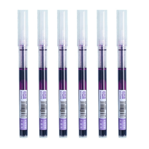 JZROCKER 6Pcs Liquid Ink Pens Rolling Ball Pens Quick Dry Ink 0.5mm ...