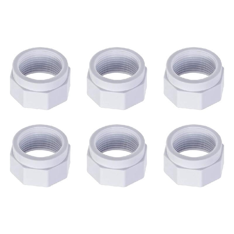 JZROCKER 6pcs/8pcs Pool Feed Hose Nut Leak Replacement for 280 380 180 ...