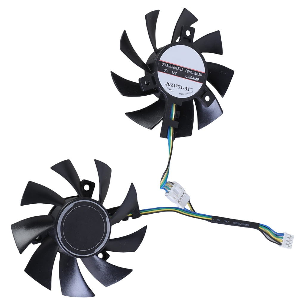 JZROCKER 75mm/2.95inch FD8015U12D Graphics Card Cooling VGA Fan 4Pin ...