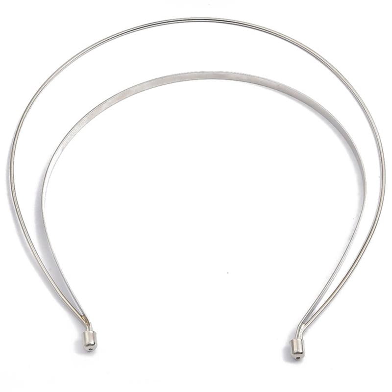 JZROCKER Alloy Double Layered Headband Base Setting Hairbands Base Diy ...