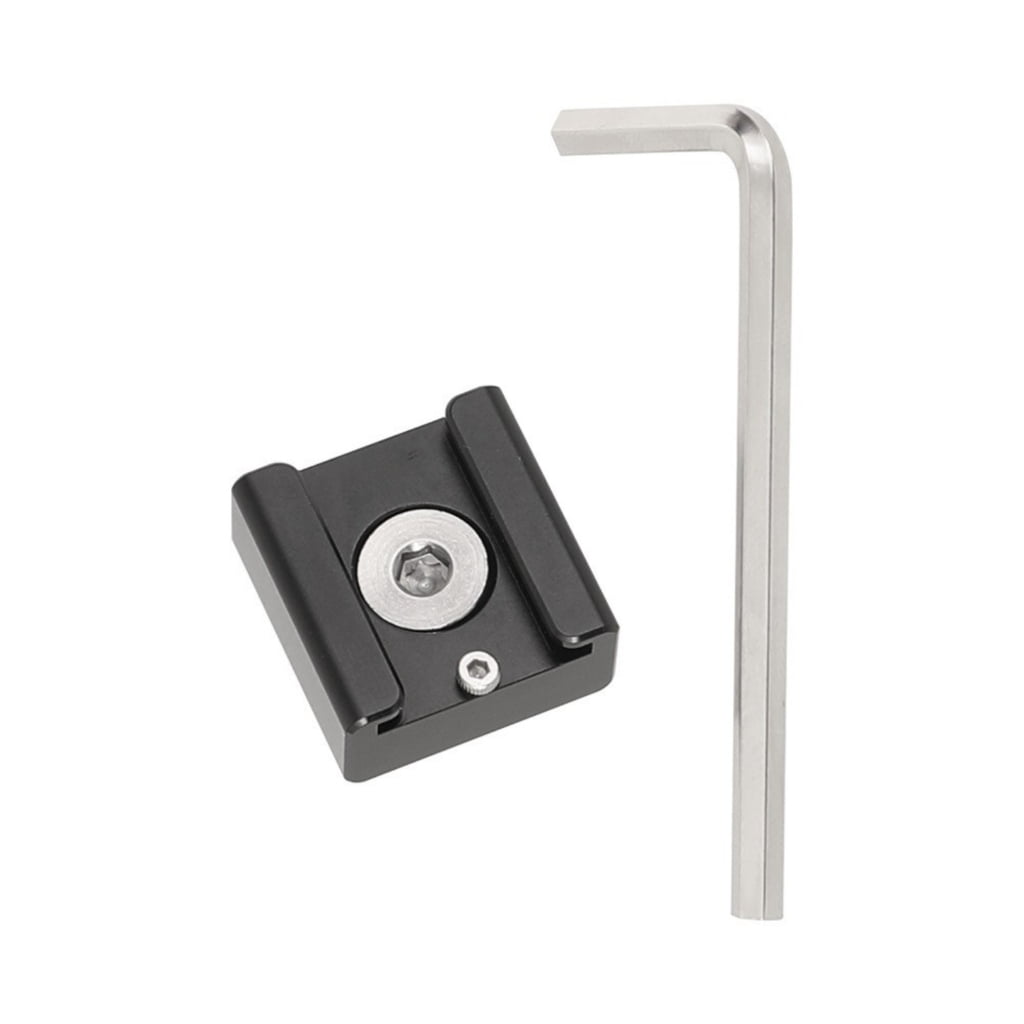 JZROCKER Aluminum 3/8in-16 Cold Shoe Connector Adapter With Locating ...