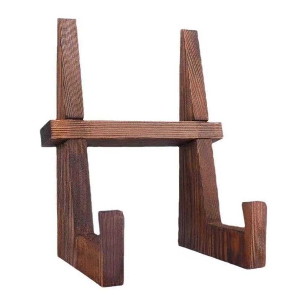 JZROCKER Classical Wooden Stand Display Stand Natural Wood Easel Stand ...