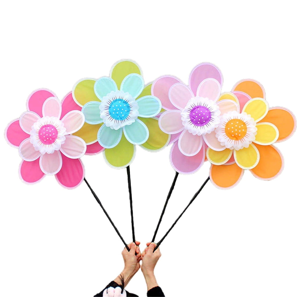 JZROCKER Colorful Wind Spinners for Kids Parties Camping Picnics Lawn ...