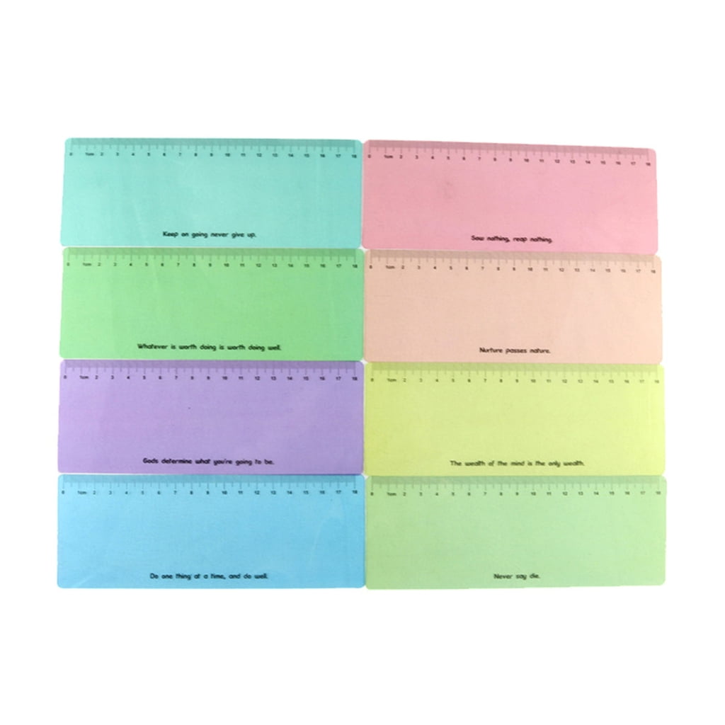 JZROCKER Coloured Bookmarks Reading Strips Guided Highlight Colored ...