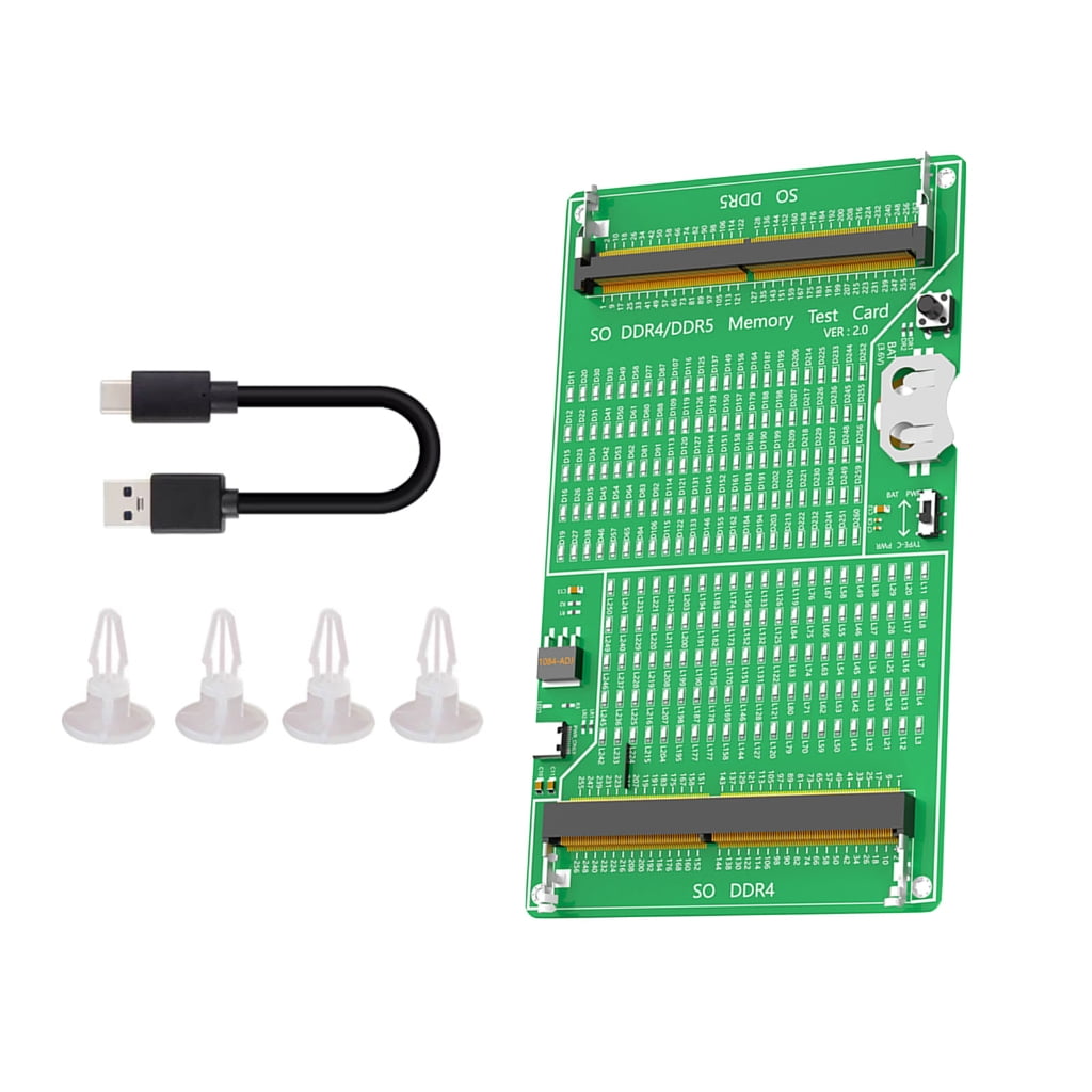 JZROCKER Computer Adapter Board and Laptop SO DDR4 DDR5 Memory Test ...