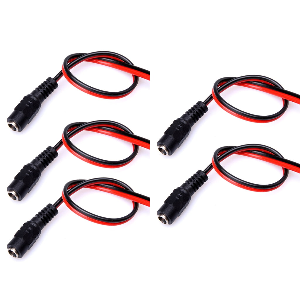 JZROCKER DC5.5x2.1mm Power Cable Female Connectors for Electronic ...