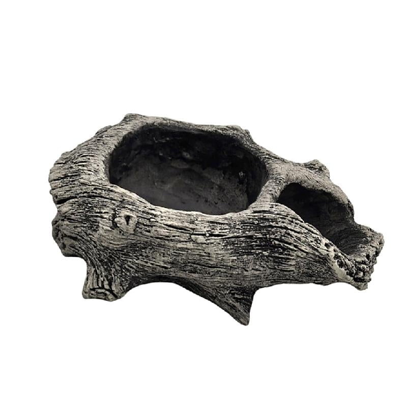 JZROCKER Decorative Cement Flower Pots with Natural Tree Root Aesthetic ...