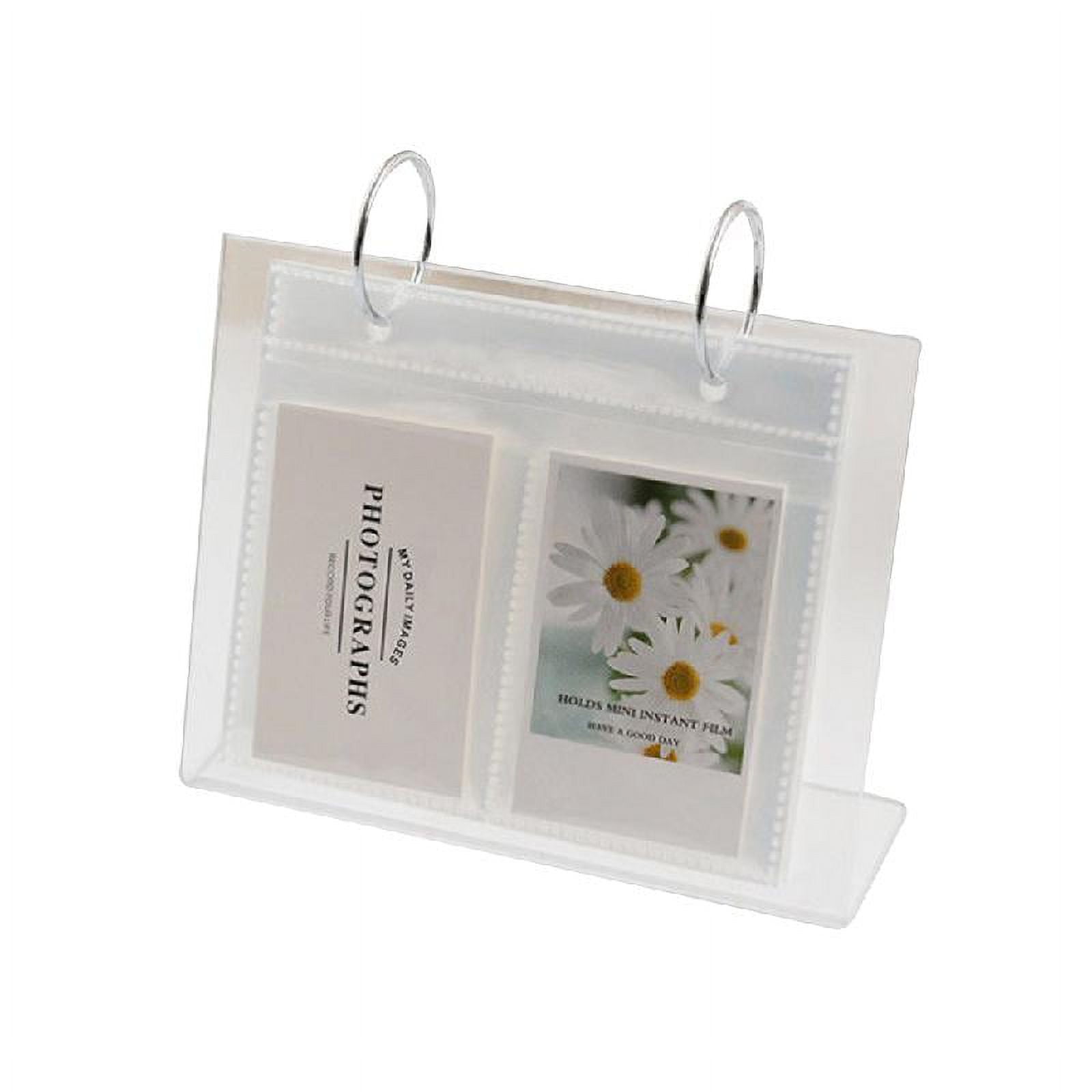 JZROCKER Desktop Photo Album Binder Acrylic Tabletop Flip Photo Frame ...