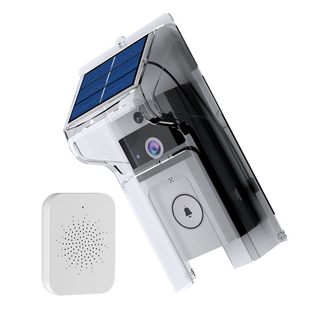 JZROCKER Doorbell & Solar Charging Panel Rain Covers Doorbell Protector ...
