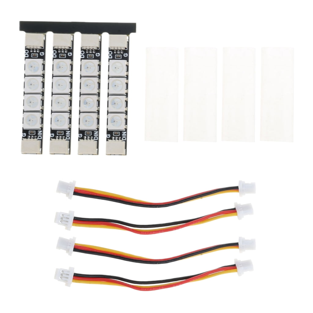 JZROCKER Drone Upgrade LED Light Strips 2812 Vibrant Colors for FPV ...