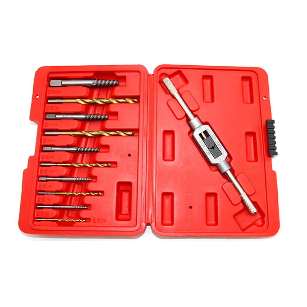JZROCKER Efficient 11Piece Damaged Screw Extractor with Storage Box ...