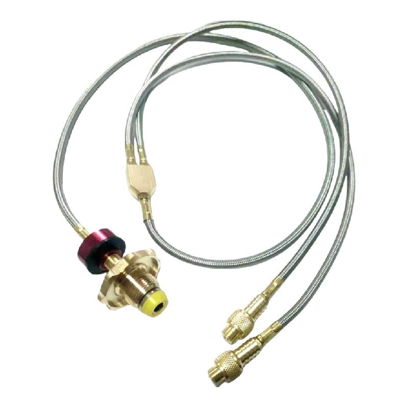JZROCKER Efficient Outdoor Cooking Valves Adapter Double Connection Gas ...
