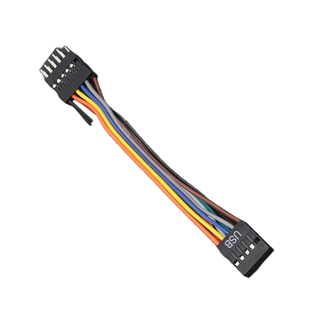 JZROCKER Flat Wire USB Internal Motherboard Header 11Pin to 9Pin USB ...