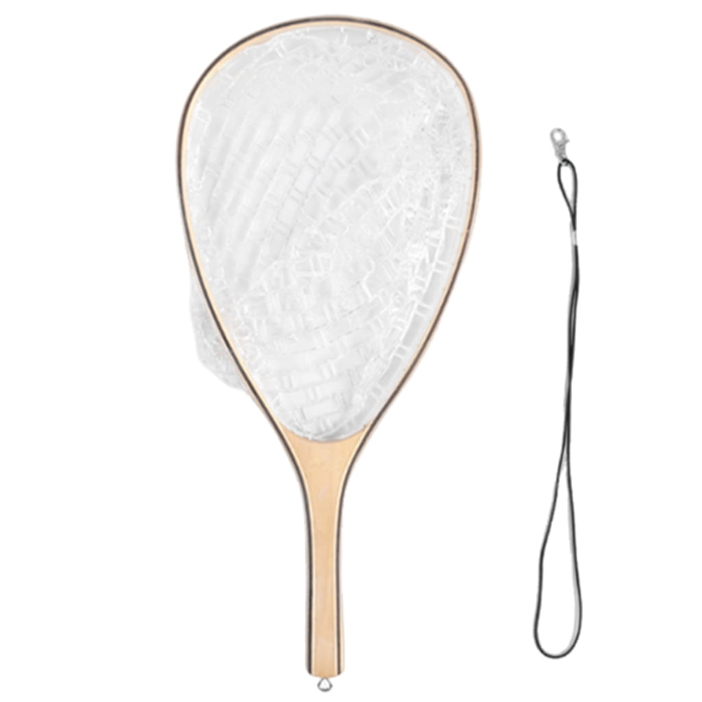JZROCKER Fly Fishing Landing Net Fishes Catching Releasing Net Tool ...