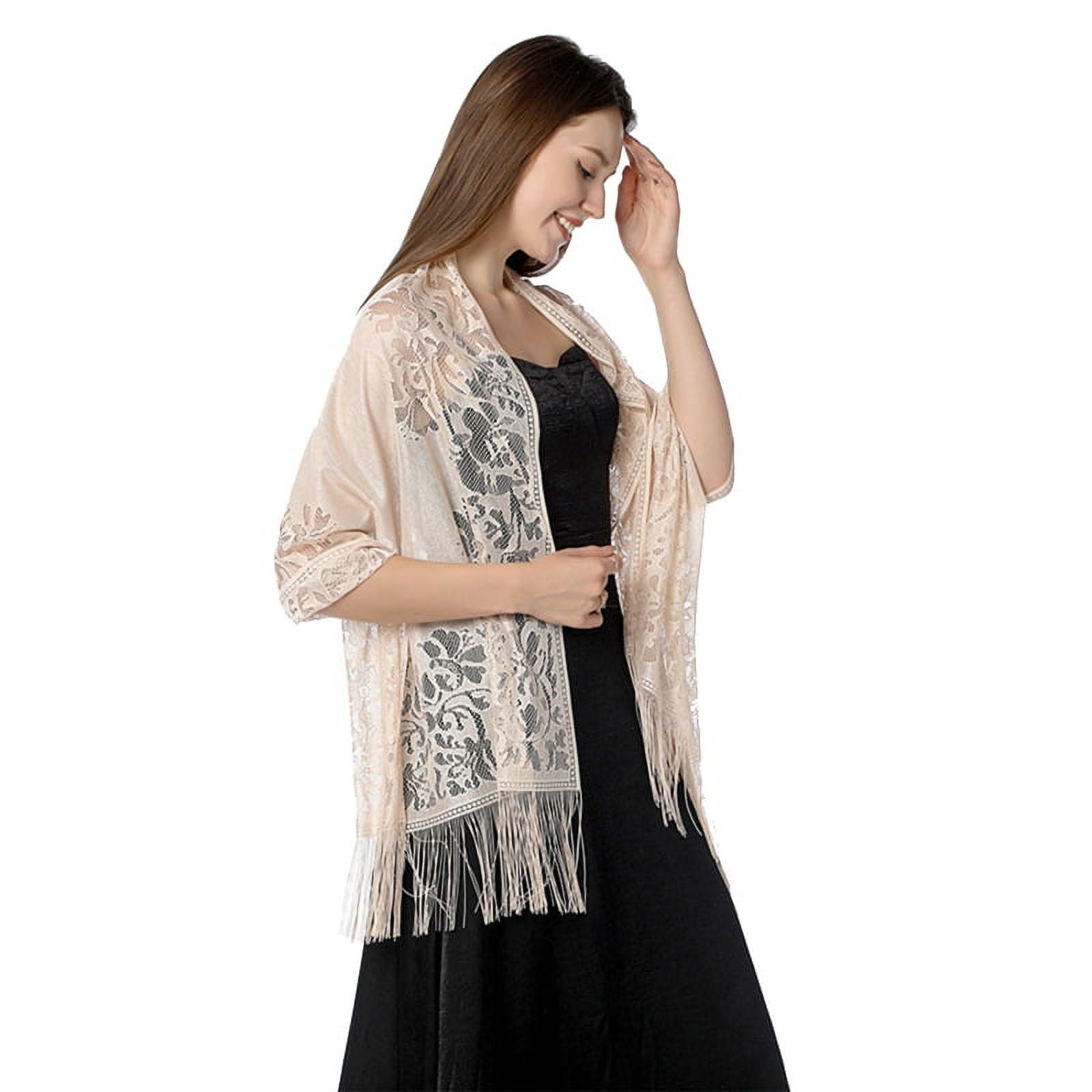 JZROCKER Formal Shawls And Wraps For Evening Dresses Summer Shawl Wraps ...