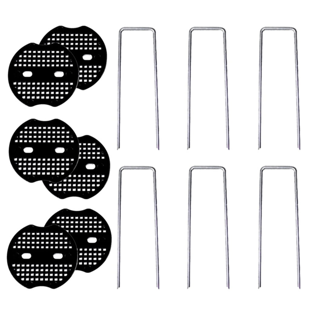 JZROCKER Ground Anchors Pegs Anti Rust U Shape Hook Landscape Stakes ...