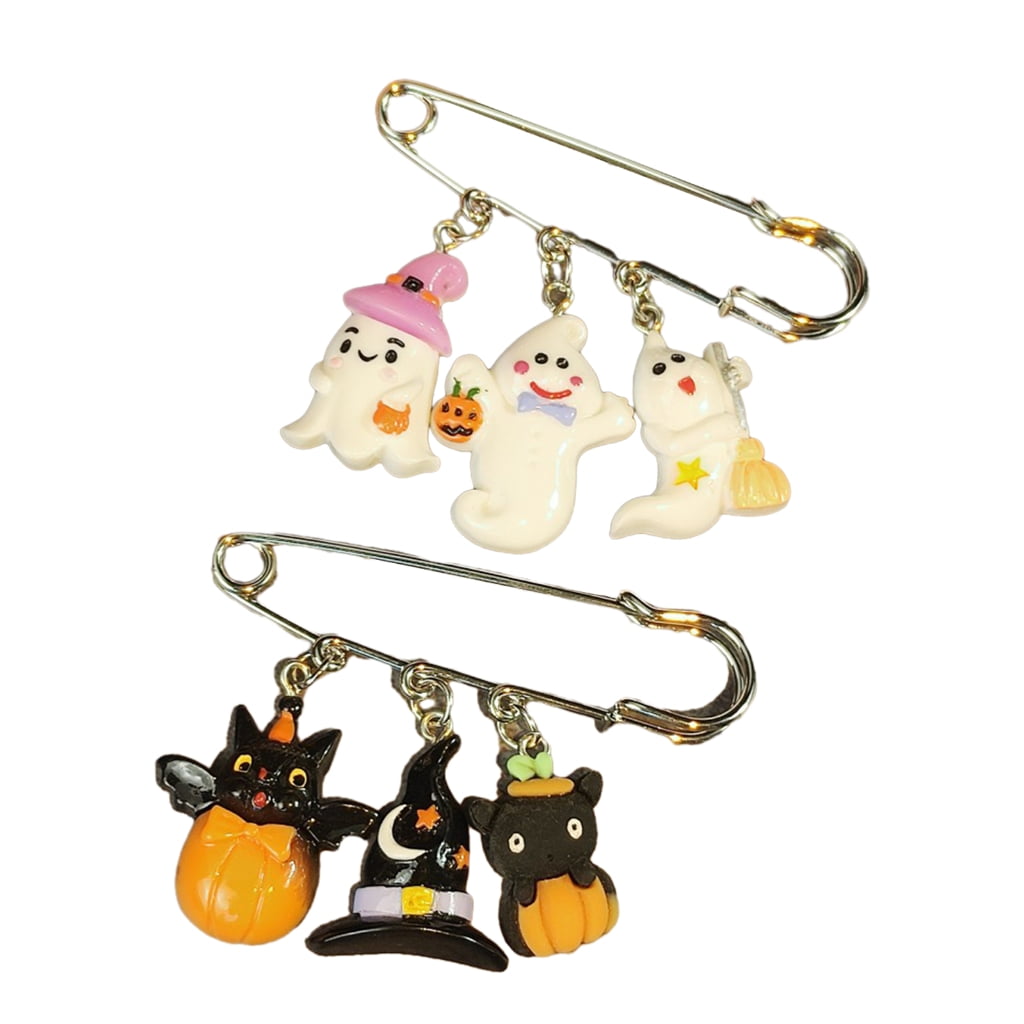 JZROCKER Halloween Brooch Pin Pumpkin Suit Lapel Pins Cartoon Safety ...