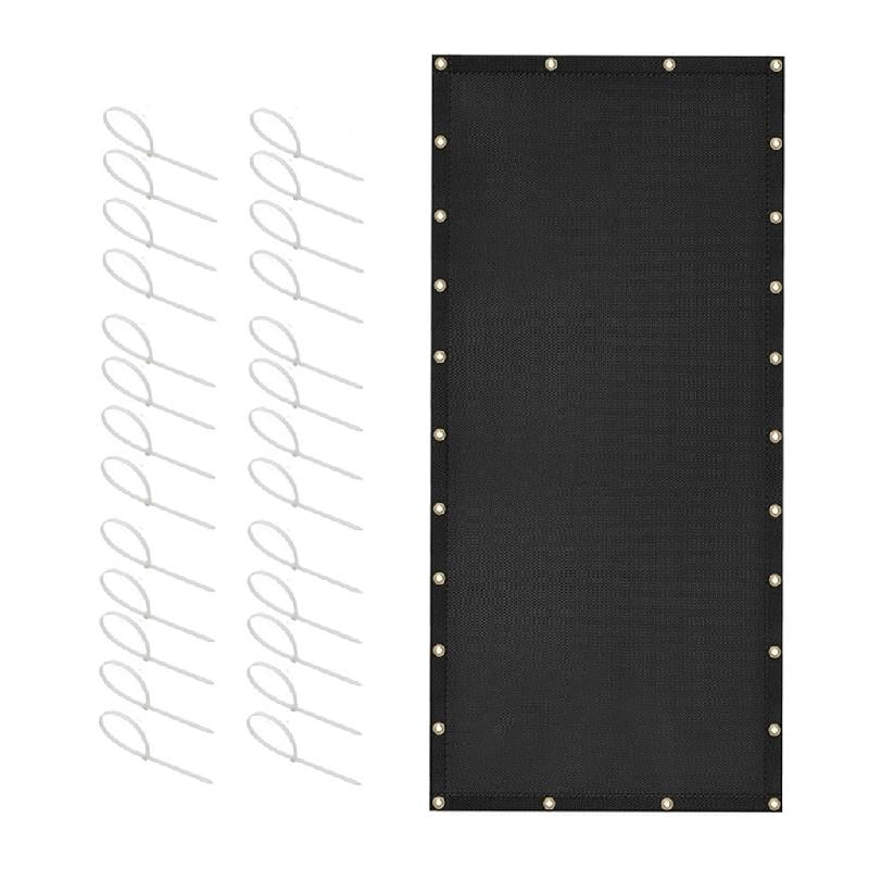 JZROCKER Heat Shield Fireproof Fence Cover Fireproof Outdoor Deck ...