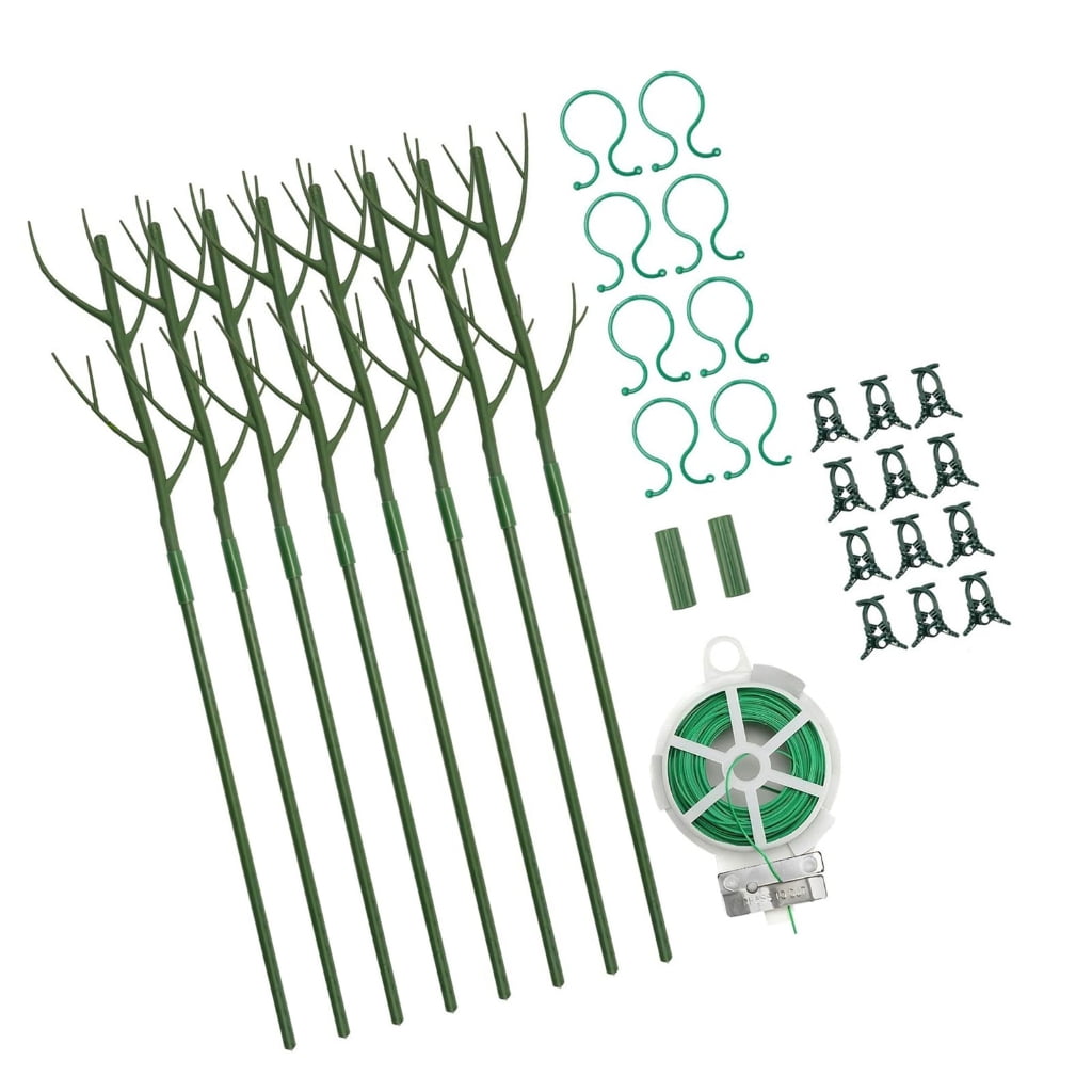 JZROCKER Indoor Garden Plant Support, Moss Poles With Fastening ...