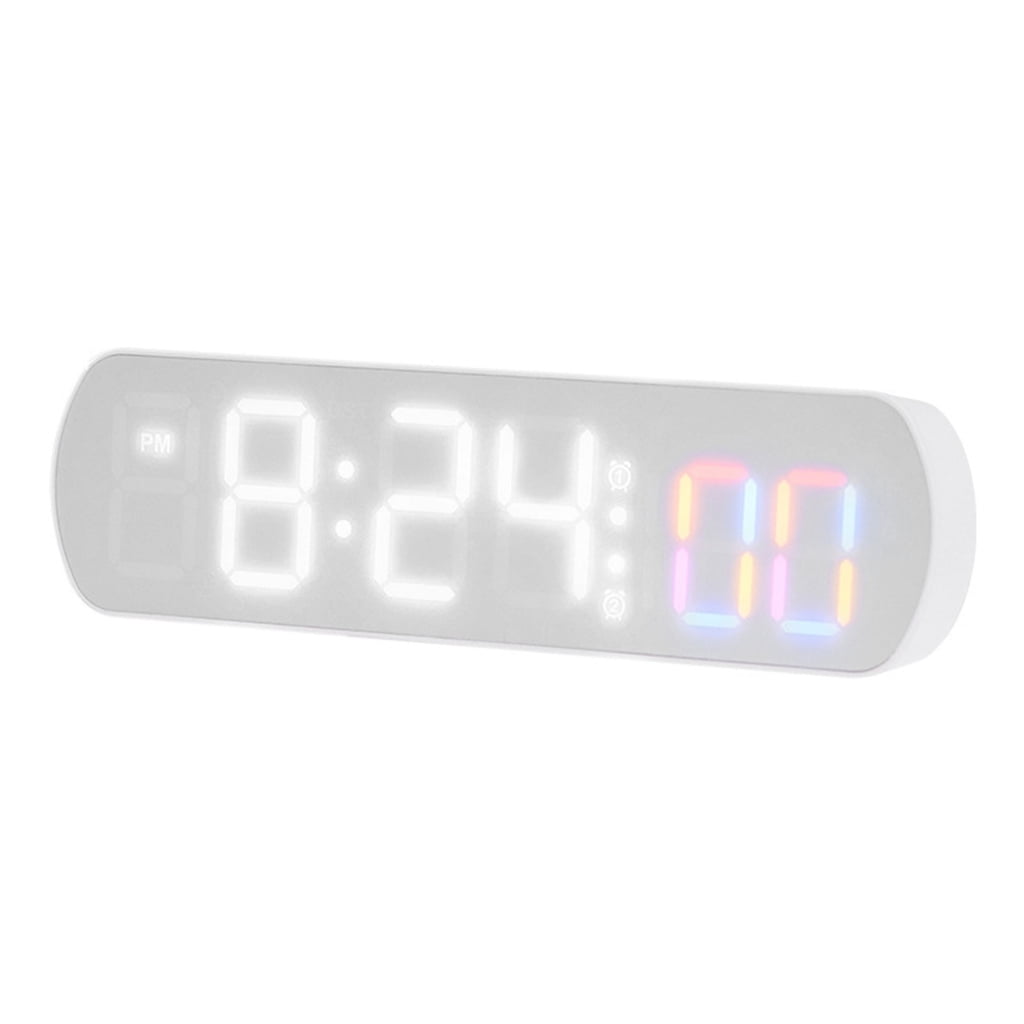 JZROCKER LED Clock Table Clock LED Digital Alarm with Temperature ...