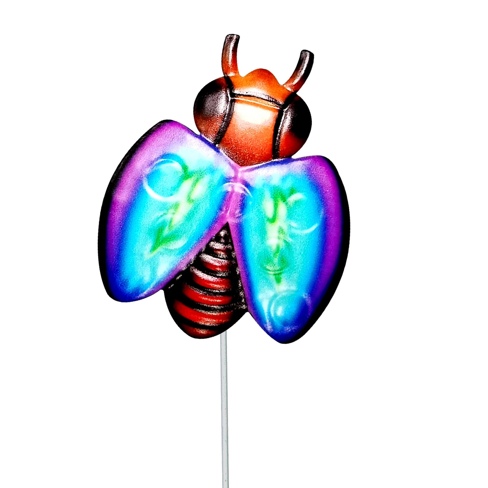JZROCKER Metal Beetle Sculpture for Yard Lawn Decorative Garden Beetle ...