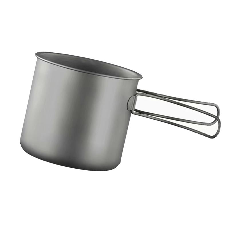 JZROCKER Metal Camping Cook Pots Outdoor Camping Cookware with Folding ...