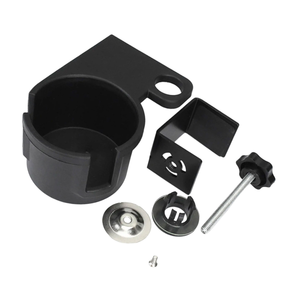 JZROCKER Metal Under Desk Clamp with 180 Degree Rotating Cup Holder for ...