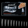 JZROCKER No C Curve Extra Long Square Nail Tips for Acrylic Nails ...