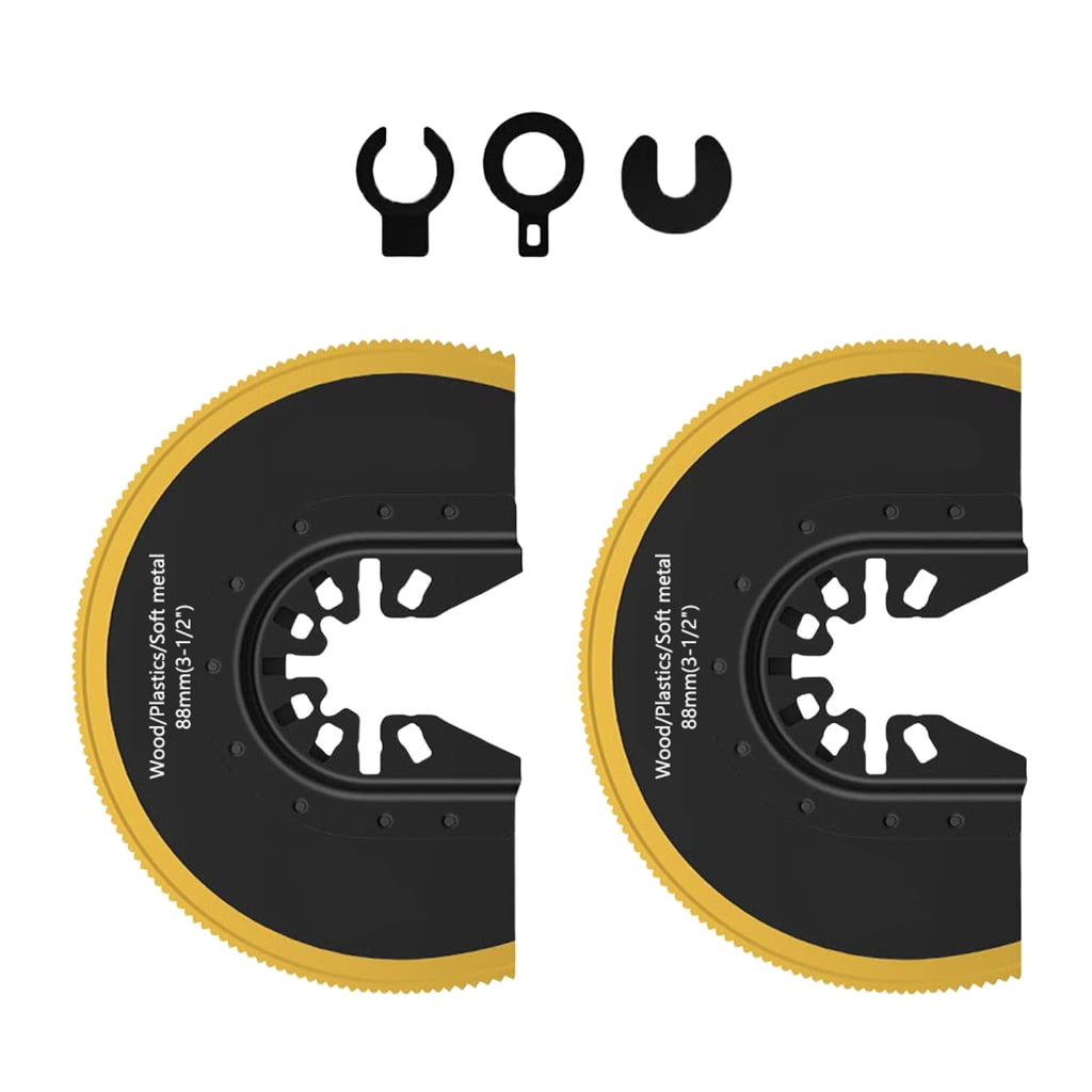 JZROCKER Oscillating Multitool Cutter 2Pcs Semi Circular Flush Cut ...