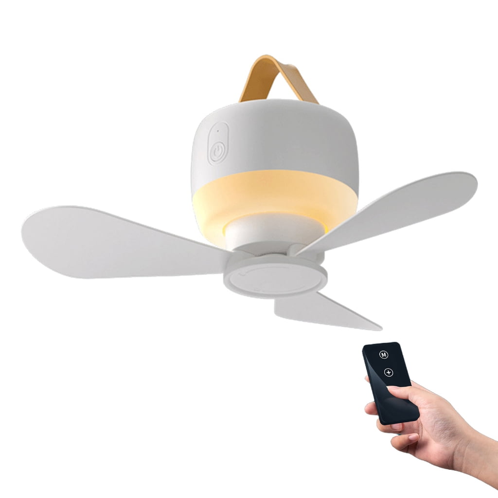 JZROCKER Outdoor Camping Portable Ceiling Fan with Light USB Charging ...