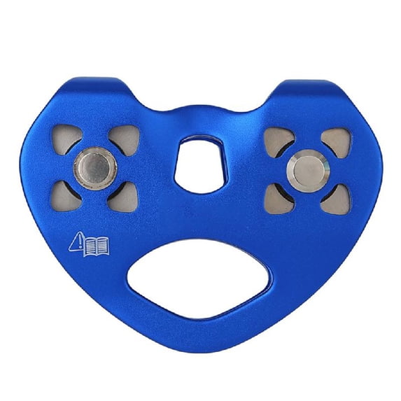 JZROCKER Outdoor Crossing Twin Wheel Pulley Aluminum Tandem Double ...