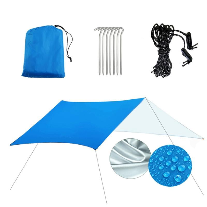 JZROCKER Outdoor Portables Beach Camping Tarps Set Multifunctional ...