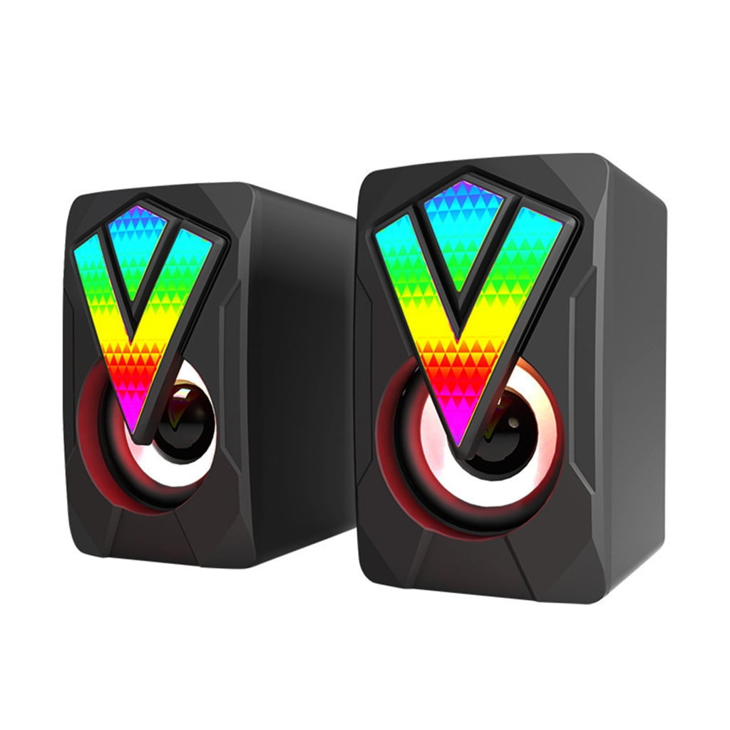 JZROCKER PC Computer Speaker Desktop Speaker RGB USB Powered for ...