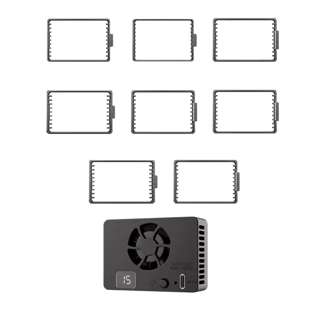 JZROCKER Portable Camera Cooling Unit Heat Radiator for A7M4/ZVE1/A6700/A7C2/ZV1/A7C/FX30/A7S3 ...