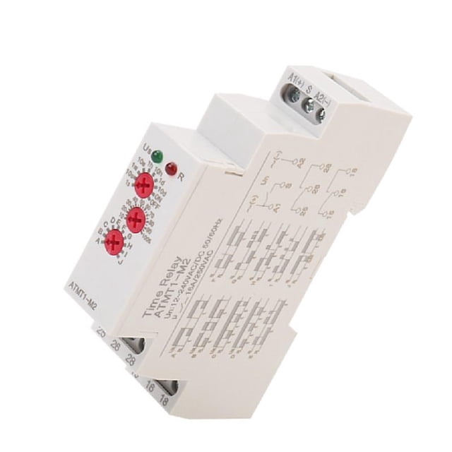 JZROCKER Portable DIN Rails Mounted Time Relaying with 10 Delay ...