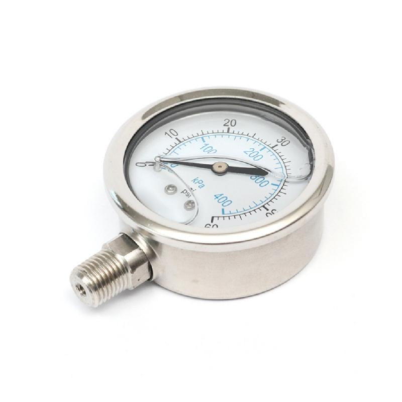 JZROCKER Pressure Gauge Replacement Part Glycerin Filled Pressure Gauge ...