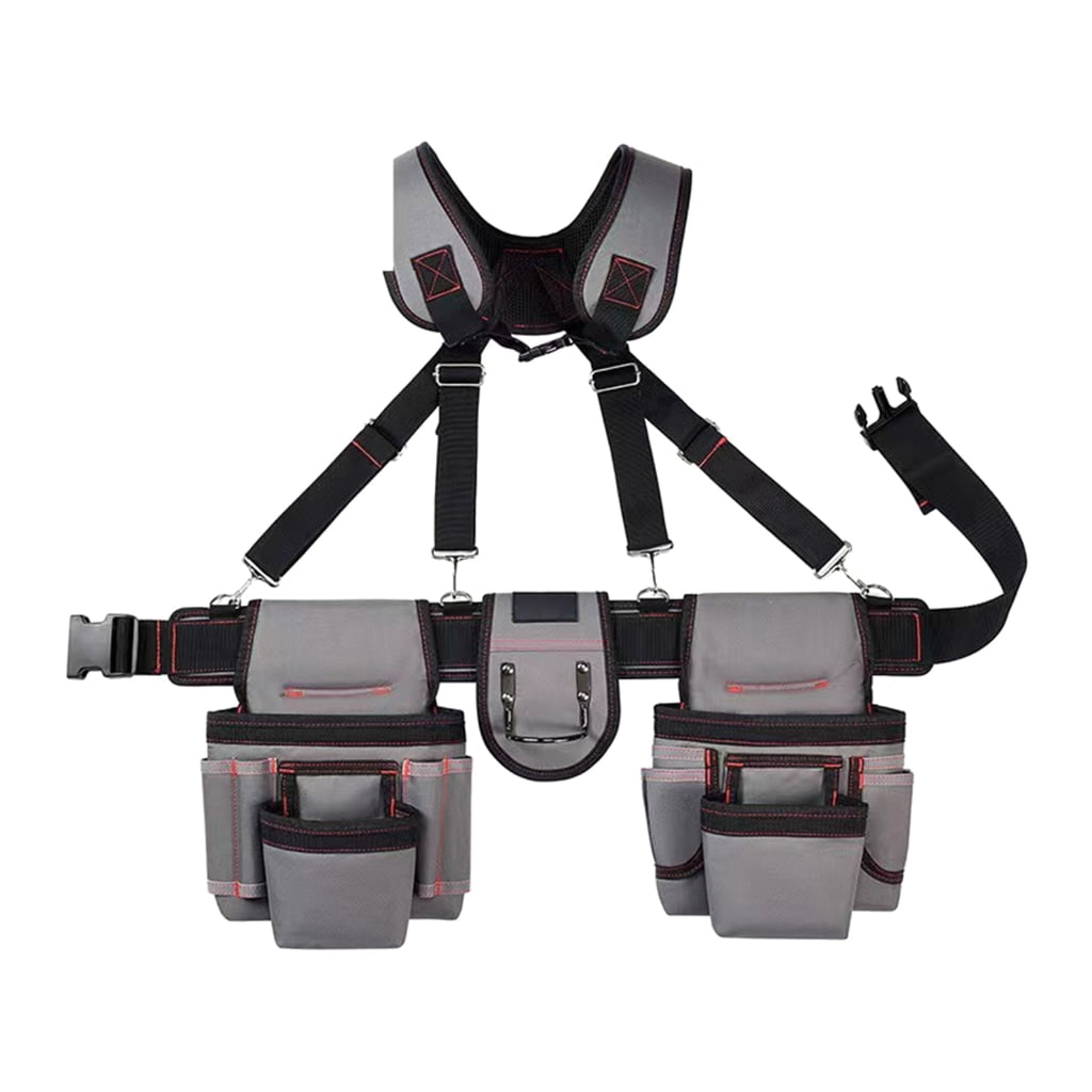 JZROCKER Professional Electrician Tool Belt Adjustable Waist with ...