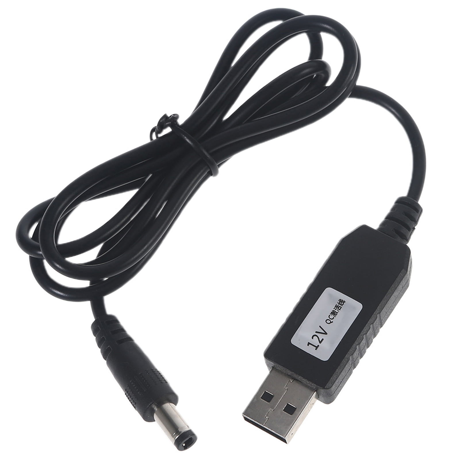 JZROCKER QC3.0 USB Step Up Cable to 12V 18W for WiFi Dash Cam 3.5x1 ...