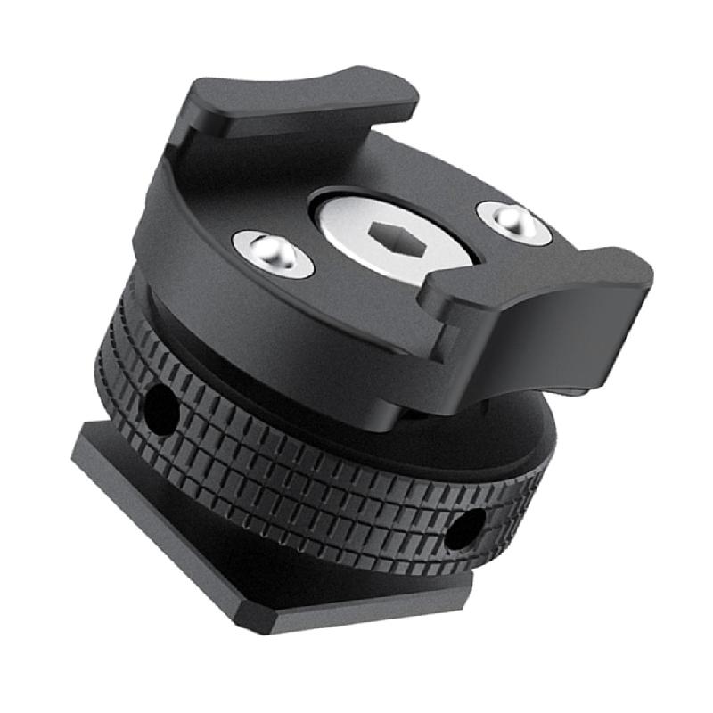 JZROCKER Quick Release Microphone Cold Shoe Bracket Holder with Stable ...