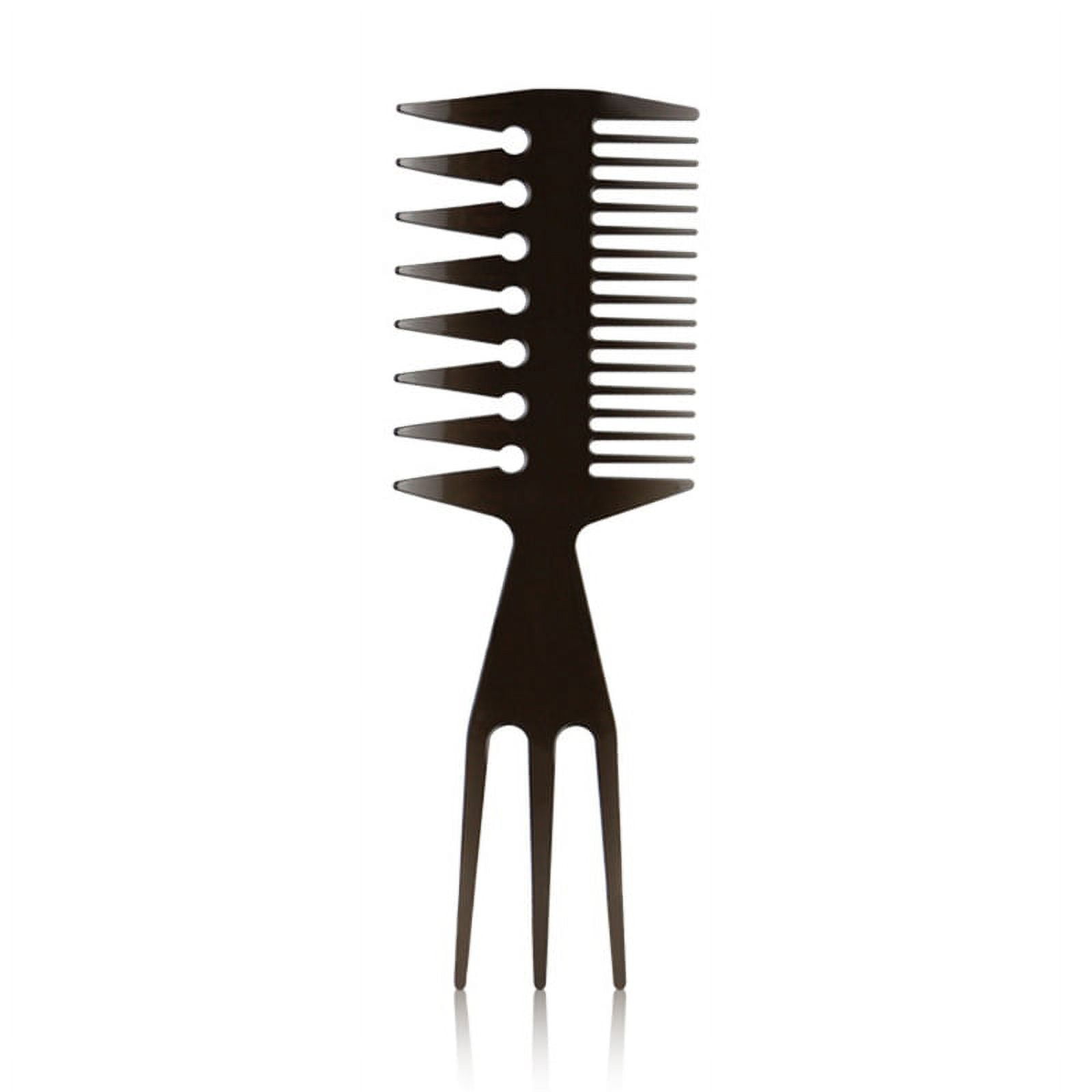 JZROCKER Retro Men's Oil Head Comb Double Sided Haircut Shape Texture ...